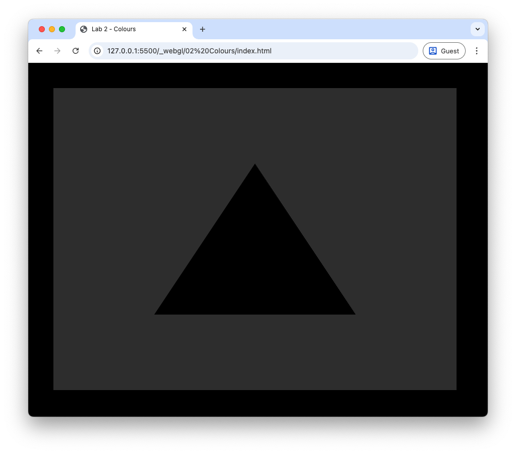 Lab 2: Colours — Computer Graphics